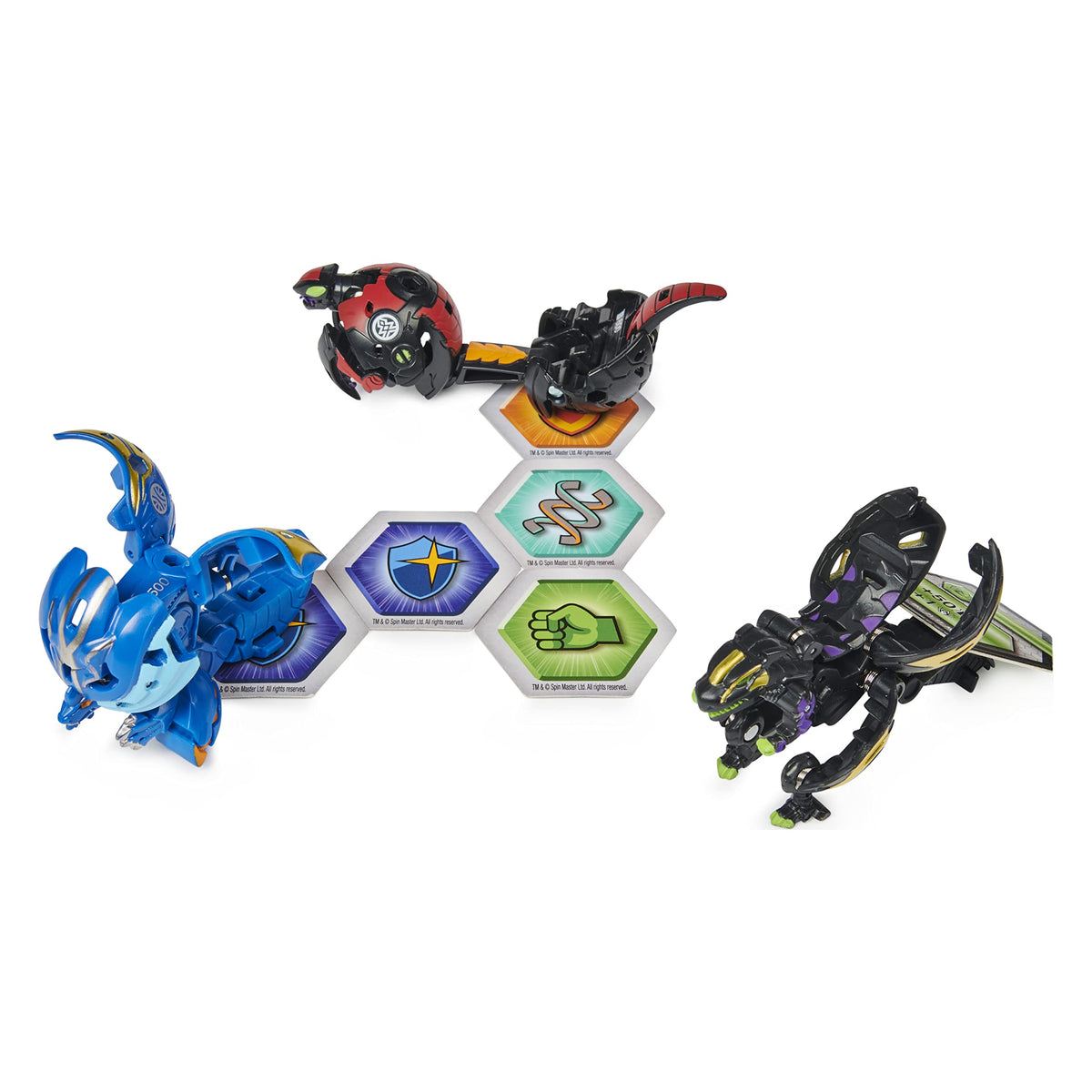 Bakugan Starter Pack 3-Pack, Fused Trox x Nobilious Ultra, Armored All – gontham