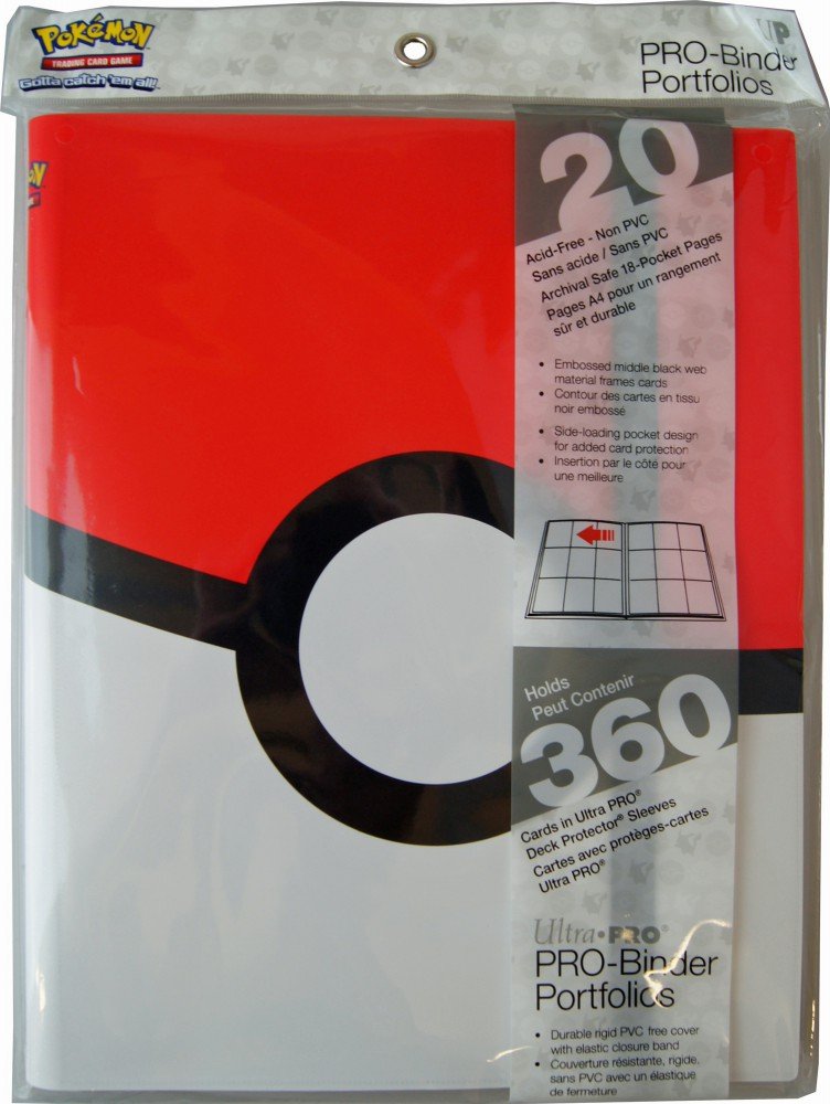 Ultra Pro 9-Pocket Pokémon Full-View Pro Binder: Poke Ball – gontham