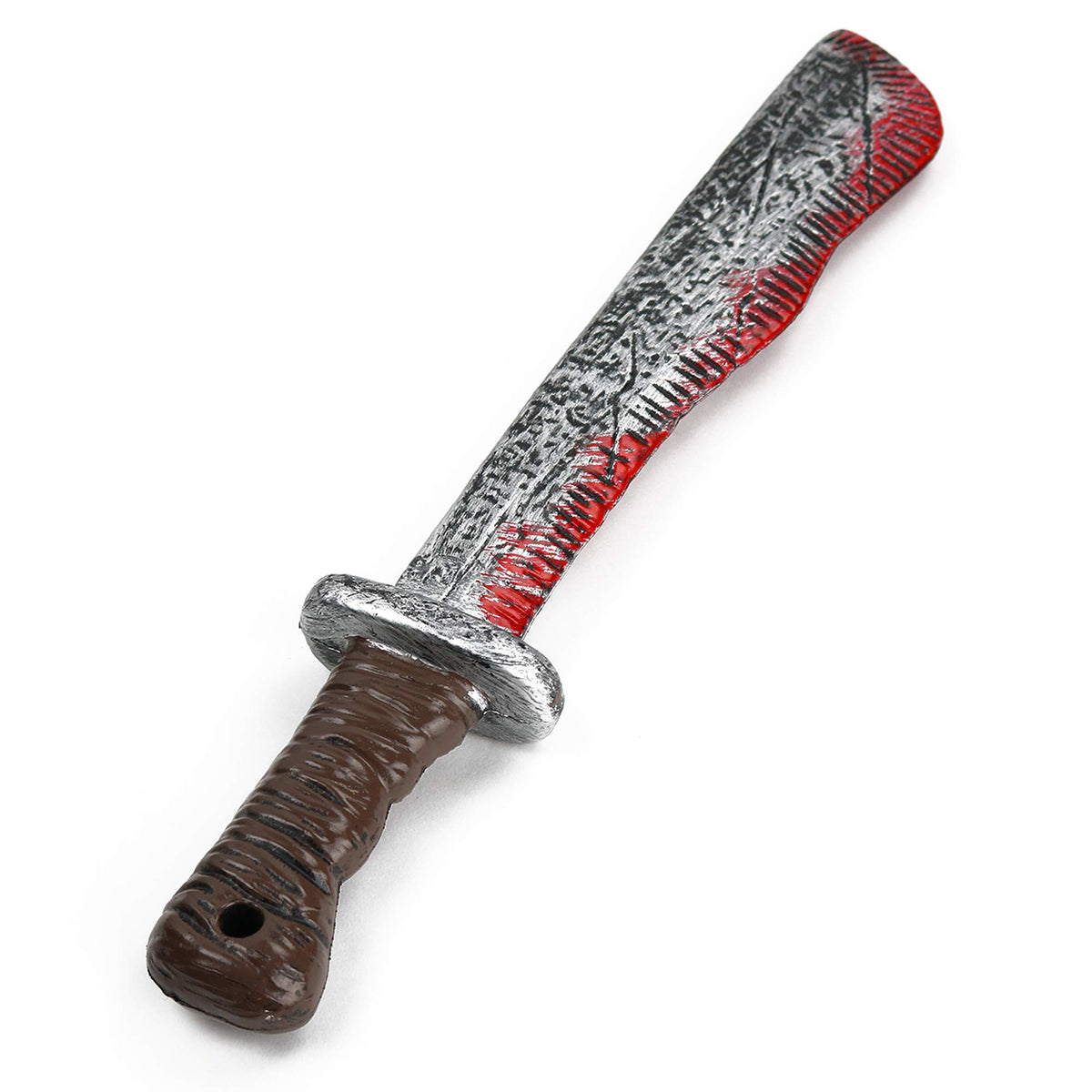 Skeleteen Bloody Machete Costume Prop - Fake Realistic Bleeding Knife ...