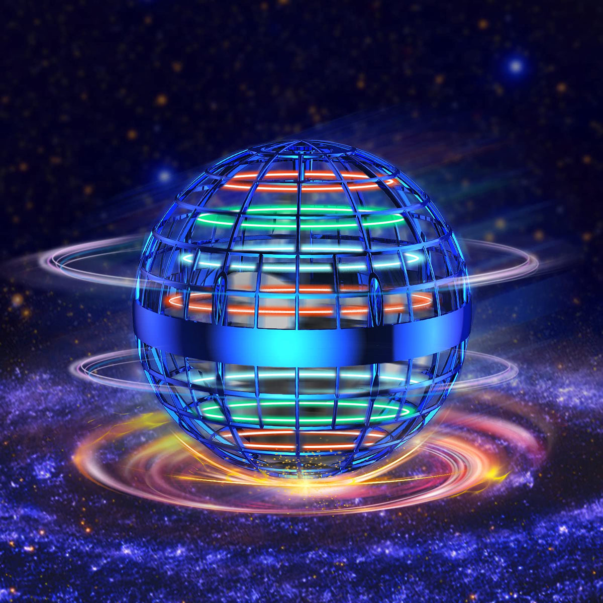 Joysky Flying Orb - Flying Ball Toy DIY Flying Space Orb RGB Light Fly ...